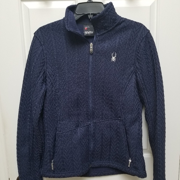 Spyder | Jackets & Coats | Spyder Navy Blue Fullzip Jacket | Poshmark